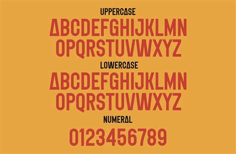 Staner Font On Yellow Images Creative Store 144660