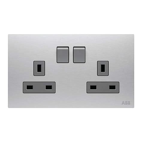 ABB BS DP Switched Socket Outlet Gang A Rey Lenferna