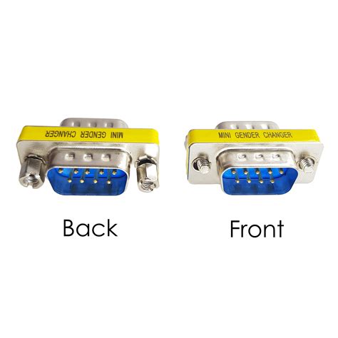DIYables RS232 Gender Changer Male To Male For Arduino ESP32 ESP8266 Raspberry Pi