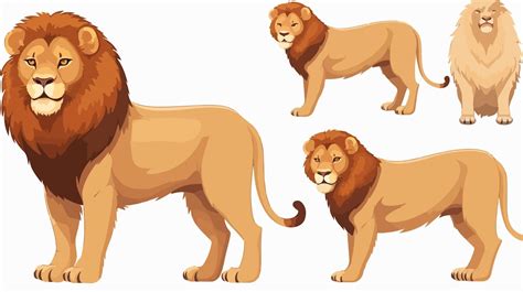 Lion Anatomy Diagram Illustration Premium Ai Generated Vector