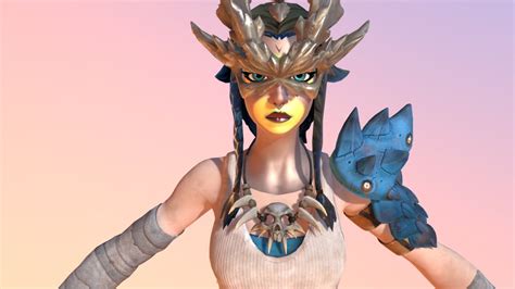 Sketchfab Fortnite Gia Skin Preview