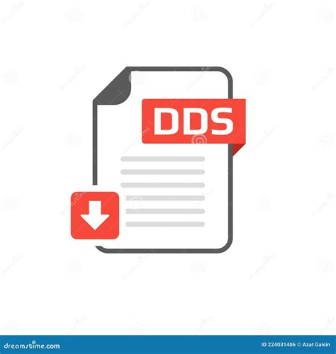 Download DDS File Format Extension Icon Stock Illustration Illustration Of Graphic Square