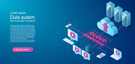 클라우드 컴퓨팅 개념 클라우드 스토리지 서버 등대 벡터 일러스트레이션입니다 현대 클라우드 기술 배너 배경 개념에 대한 스톡 벡터 아트 및 기타 이미지 Istock