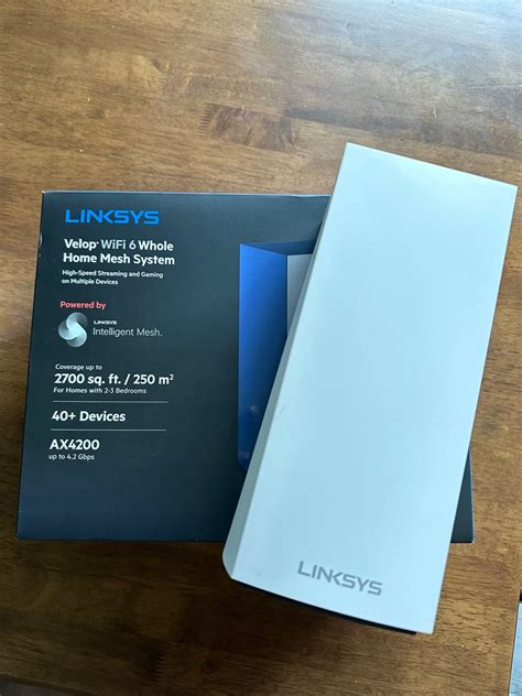 Ax4200 Linksys Velop Wifi6 Whole Home Mesh System Computers And Tech Parts And Accessories