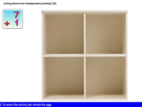 Counting 1B Sorting Pictures Into 4 Backgrounds Teaching Resources