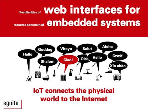peculiarities of web interfaces for resource constrained embedded