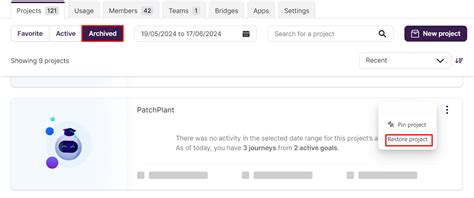 How To Archive And Restore A Project In Virtuoso Virtuoso
