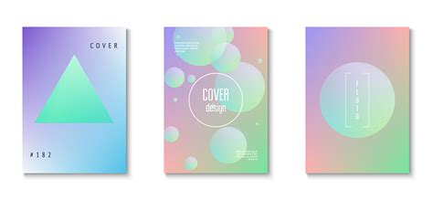 홀로그램 디자인 그라디언트 모양 크리에이 티브 포스터 사이버펑크 방사형 일러스트레이션입니다 바이올렛 트라이앵글 세트 3d 포스터 형광 홀로그램 배너입니다 블루 홀로그램