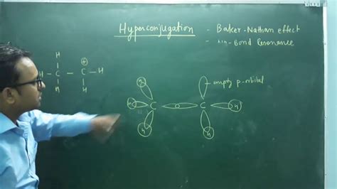 Class 11 Chemistry Hyperconjugation Baker Nathan Effectno Bond