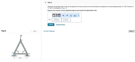 Solved Part A Determine The Greatest Load P That Can Be Chegg