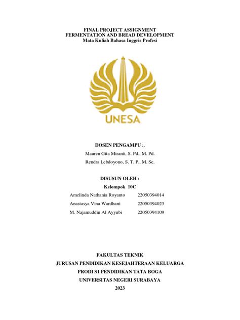 C Kelompok 10 Final Project Assignment Pdf Wellness Technology And Engineering