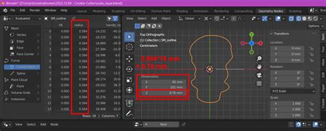 Scale Issue With Curve To Mesh Geometry Node And Profile Curve