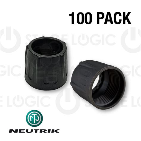100x Neutrik Bse 0 Colour Coding Collar Black Stagelogic Ltd Audio Visual Solutions