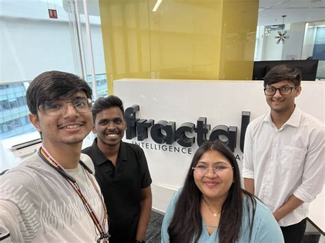 Aishwarya Gupta On Linkedin Fractal Summerinternship Learning Growth