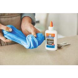 Elmers Washable No Run School Glue 4 Ounces White And Dries Clear