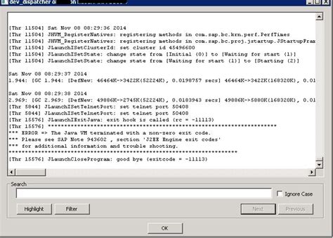 Solved As Java Vm Terminated With A Non Zero Exit Code An Sap Community