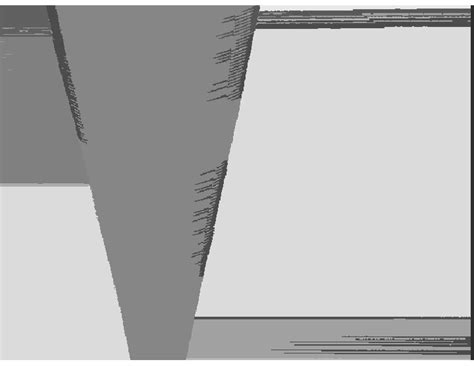 segmentation of a cone foreground and two planar patches background