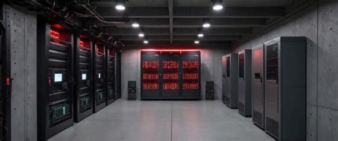 High Security Server Bunker With Reinforced Walls And Advanced Data Processing Infrastructure