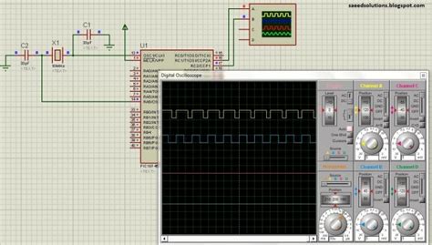 PIC18F452 PWM Code And Proteus Simulation
