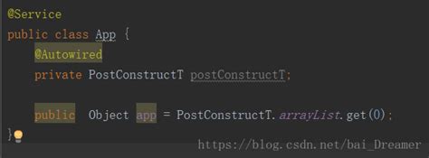 Postconstruct 注解导致的空指针异常spring Postconstruct 空指针 Csdn博客