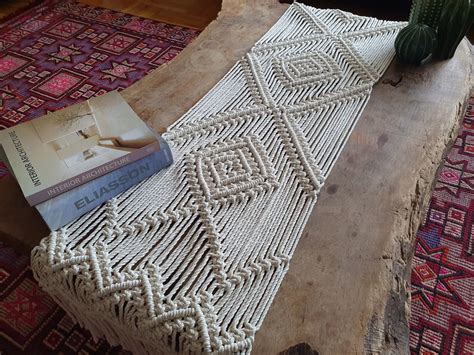 Digital Macrame Table Runner Pattern PR06 Instant Download Etsy