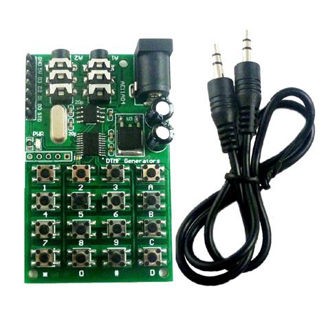 DTMF Module 5 24VDC Audio Generator Module Voice Dual Encoder Transmitters Board Keyboard For
