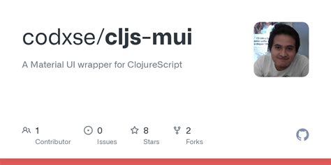 Github Codxsecljs Mui A Material Ui Wrapper For Clojurescript