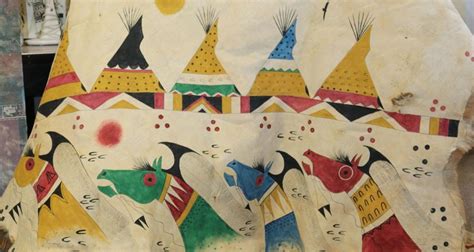 Lakota Sioux Tribal Art Lot Randy Lee White Untitled Sioux Indian