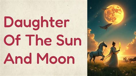 Daughter Of The Sun And Moon Learning English For Beginners With Tales