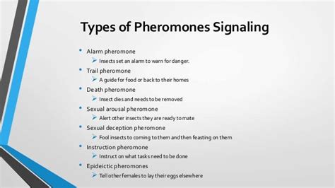 Pheromones