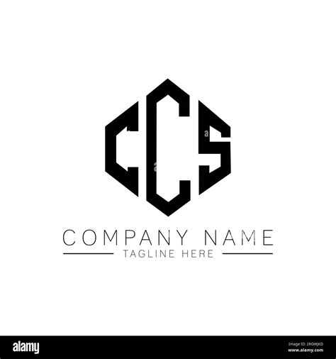 Ccs Letter Logo Design With Polygon Shape Ccs Polygon And Cube Shape