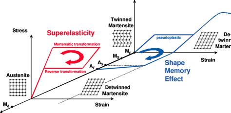 Principle Of Shape Memory Alloy Constitutive Behaviour Download Scientific Diagram