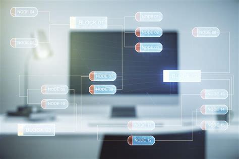 Premium Photo Multi Exposure Of Abstract Graphic Coding Sketch On Modern Computer Background