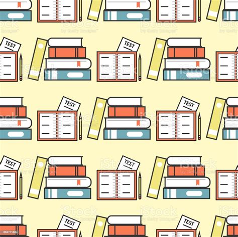 화려한도 서 벡터 일러스트 배울 문학 연구 원활한 패턴 교육 지식 문서 교과서 가리기에 대한 스톡 벡터 아트 및 기타 이미지 가리기 고풍스런 공부 Istock