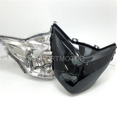 Yamaha Lc135 New V4 V5 V6 V7 Head Lamp Clear Tinted Head Light Lampu Depan Lc135new Shopee