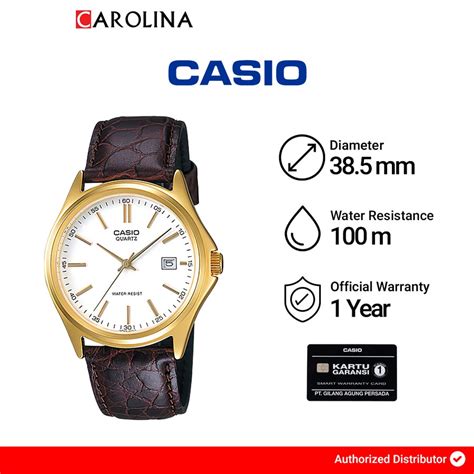 Jual Jam Tangan Casio Mtp 1183q 7a Pria Shopee Indonesia
