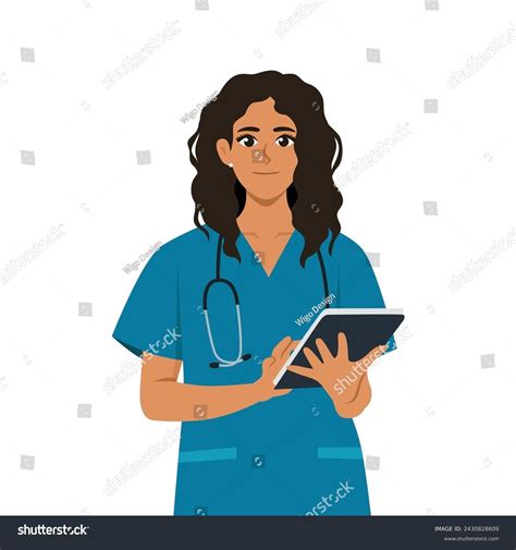 Hispanic Nurse White Background Over 81 Royalty Free Licensable Stock