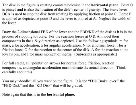 Solved The Disk In The Figure Is Rotating Counterclockwise