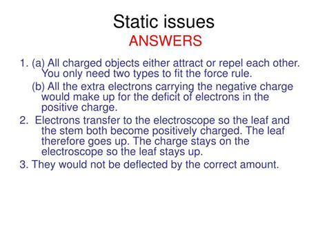 PPT AQA GCSE Physics Static Electricity PowerPoint Presentation Free Download ID