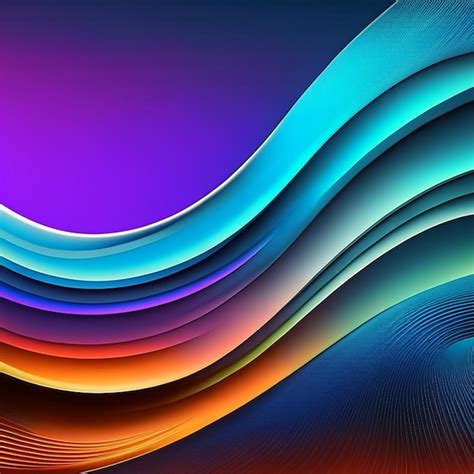 Premium Photo Abstract Blue Background With Smooth Lines