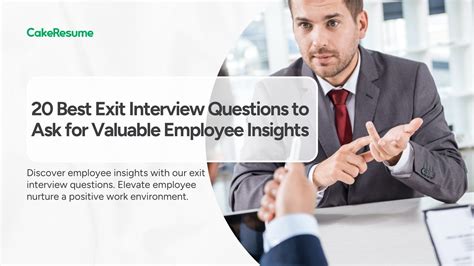 20 Best Exit Interview Questions To Ask For Valuable Employee Insights