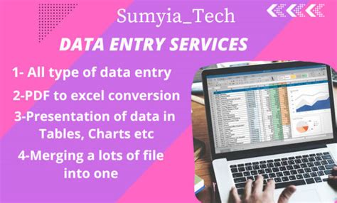 Do Data Entry Ms Word Ms Excel Pdf To Excel Data Entry By Sumyia Tech