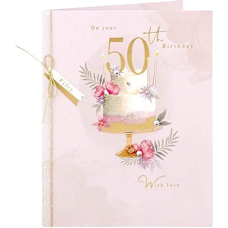 My Niece 50th Happy Birthday Card Lots Of Love To The Best Niece In