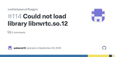 could not load library libnvrtc so 12 · issue 114 · cocktailpeanut