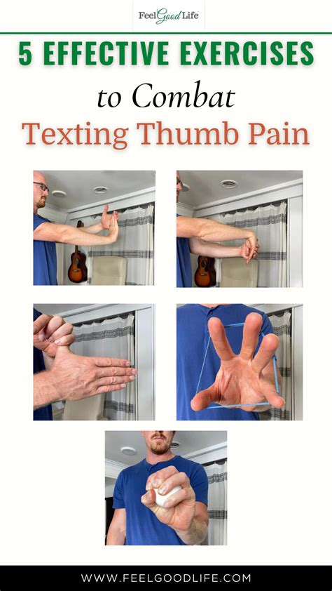 5 Effective Exercises To Combat Texting Thumb Pain Thumb Pain Hand