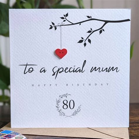 Personalised 80th Birthday Card For Special Mum By Ace Cards