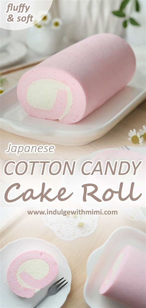 Japanese Cotton Candy Swiss Cake Roll Indulge With Mimi