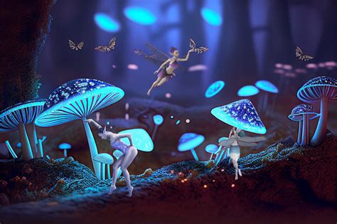 Ai产生的 蘑菇 仙女 Pixabay上的免费图片