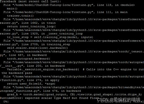 Runtimeerror Expected Scalar Type Half But Found Float解决方案python基础课程 Csdn专栏