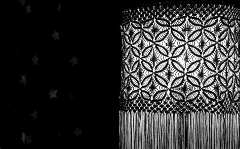 Lamp Shade Boho Macrame Lamp Bohemian Lamp Cotton Lampshade Rustic Lamp Shade Bedroom